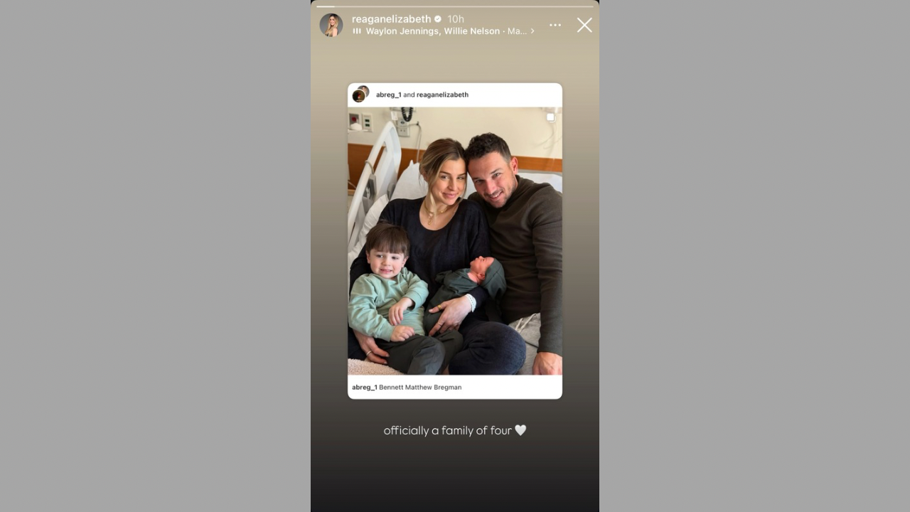 “Officially a family of 4”- Sox’s Alex Bregman and wife Reagan welcome ...