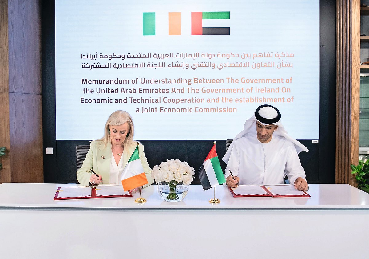 UAE-Ireland Economic Pact: Joint Commission to Boost Trade, Investment