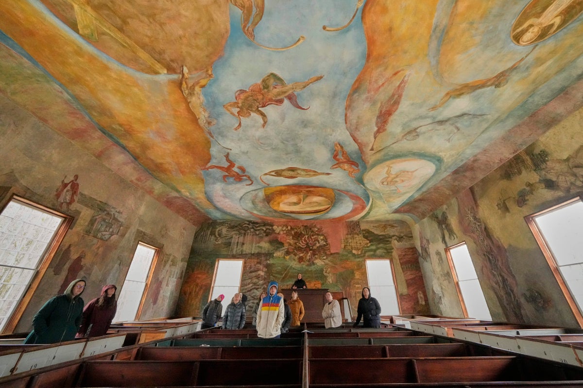 A look inside Maine's hidden 'Sistine Chapel' with 70-year-old frescoes