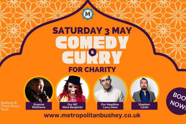 Watford's 'Comedy & Curry Night' with Ninia Benjamin to raise funds for ...