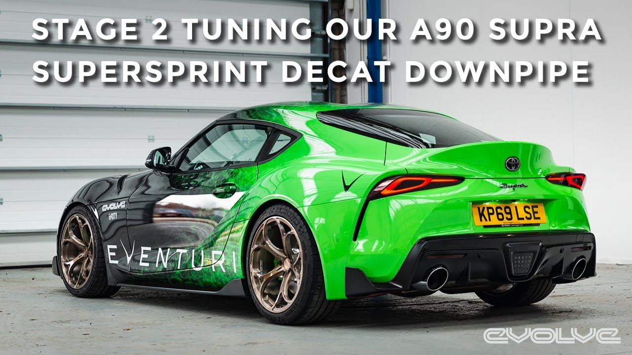 Mk5 Supra Gets Supersprint Decat + Stage 2 Evolve Tune | Dyno & Dragy ...