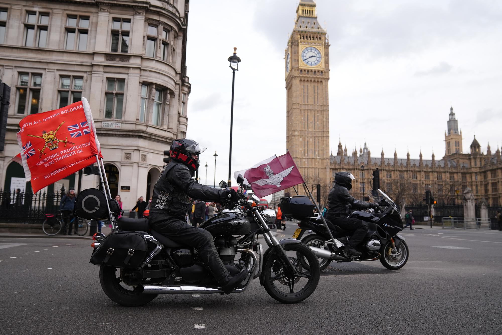 Bikers to descend on Westminster for veterans protest against Legacy ...