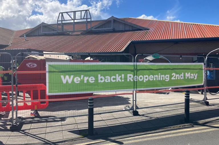 Asda bosses reveal fire-ravaged North Wales store re-opening date