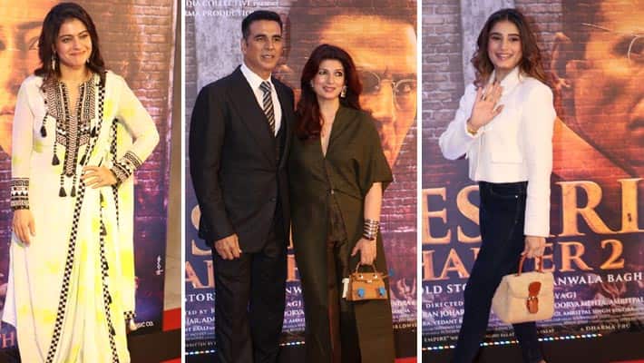 Kesari 2 Screening: अक्षय कुमार की फिल्म देखने लगा सितारों का मेला ...