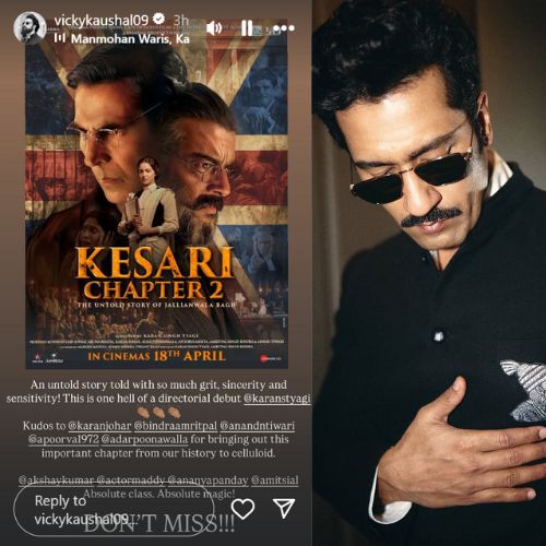 Kesari Chapter 2: Vicky Kaushal reviews Akshay Kumar, Ananya Panday, R Madhavan's film; Ibrahim ...