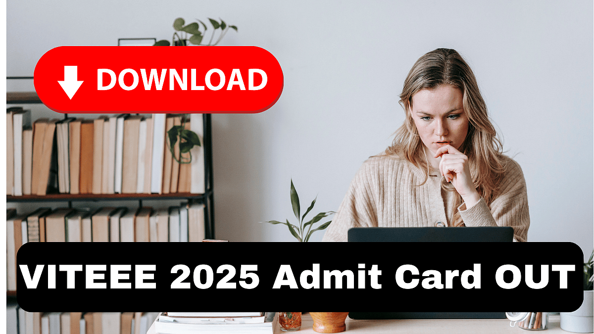 VITEEE 2025 Admit Card Released At viteee.vit.ac.in; Exam From April 20