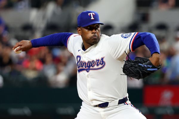 Rangers' Kumar Rocker gets first major league win vs. Angels