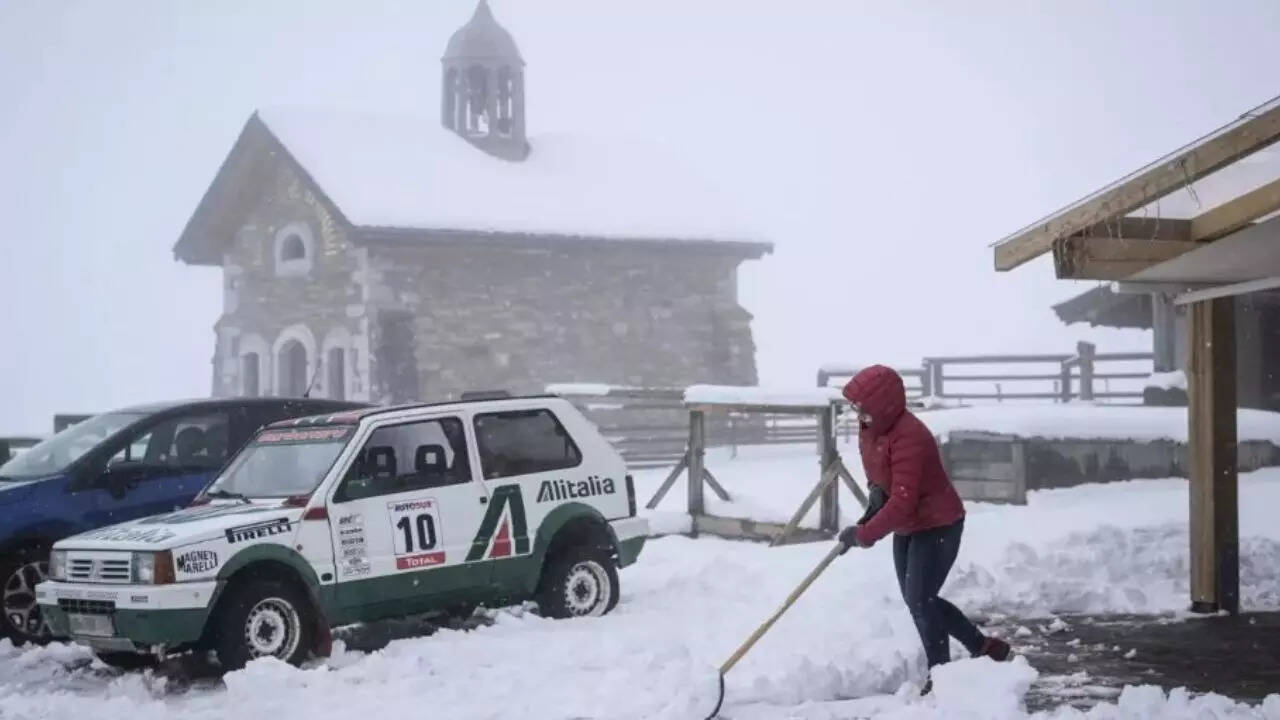 Rare spring snowstorm in Alps kills one, strands thousands across ...