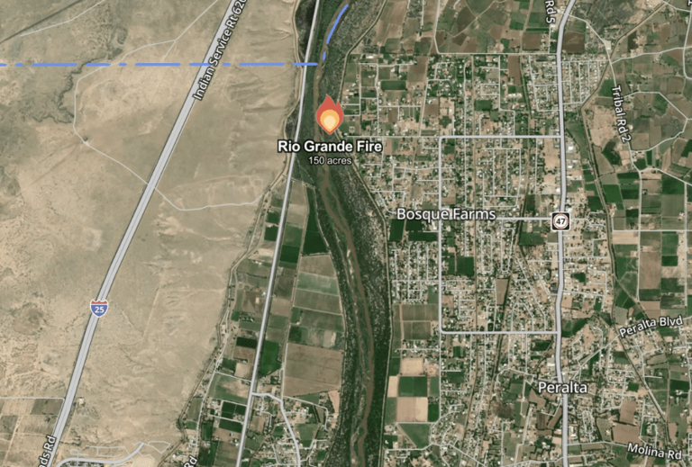 Residents evacuate, multiple structures catch fire in Bosque Farms