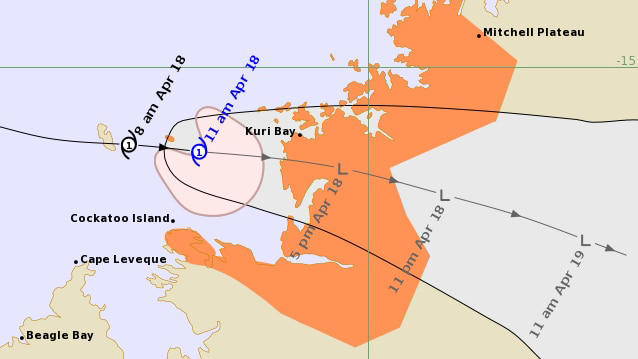 Cyclone Errol expected to cross WA's Kimberley coast as tropical low on ...