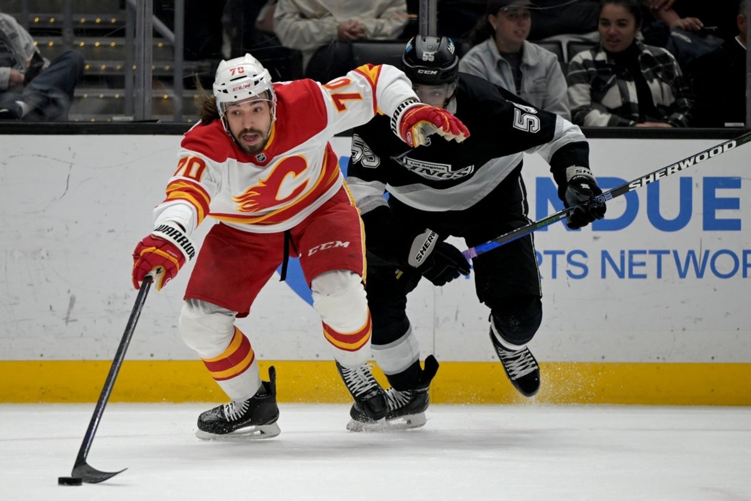 Nazem Kadri, Flames topple playoff-bound Kings