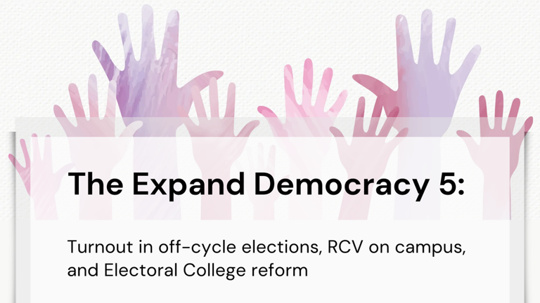 Introducing The Expand Democracy 5