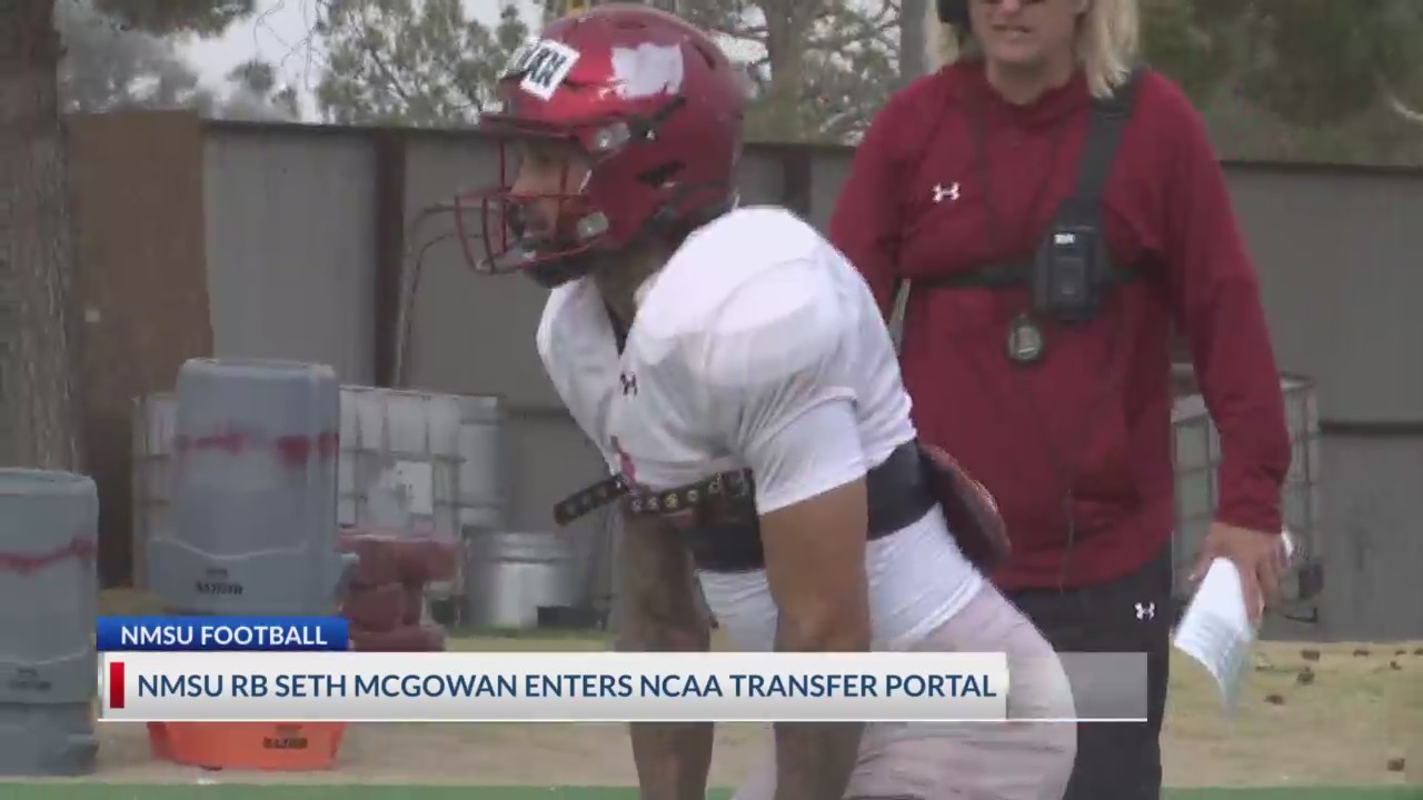 NMSU running back Seth McGowan enters transfer portal