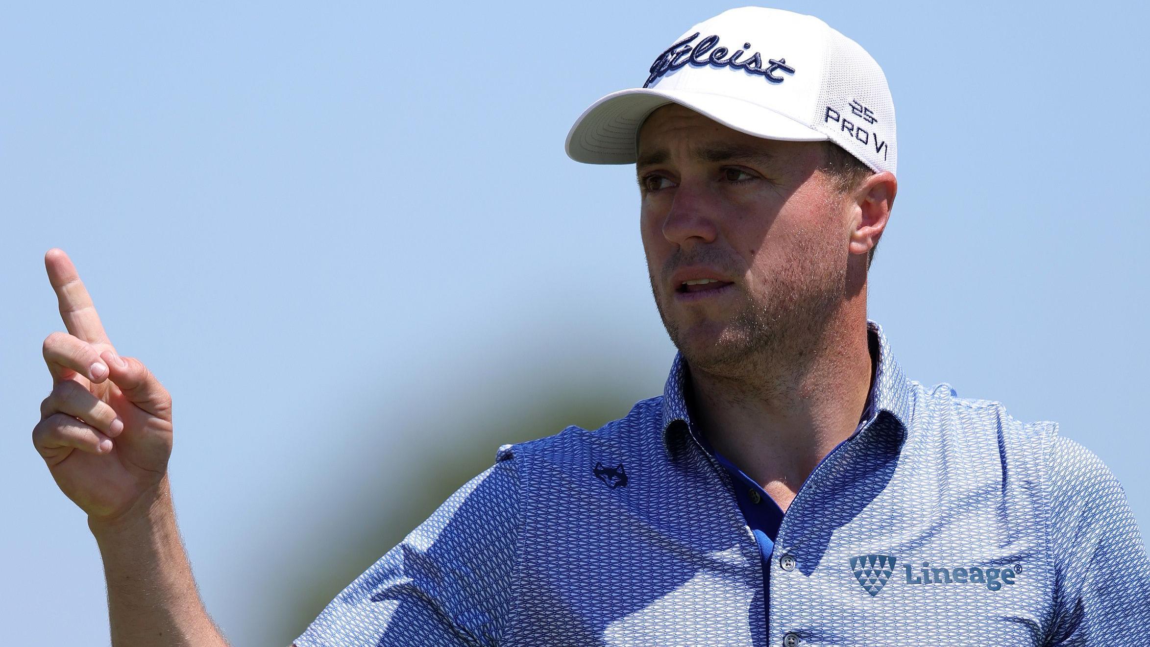 Thomas equals course record to lead RBC Heritage