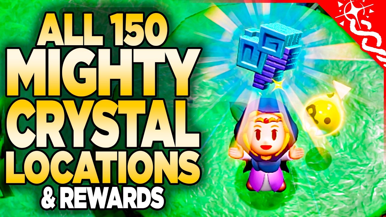 ALL 150 Might Crystal Locations & Rewards in Zelda Echoes of Wisdom