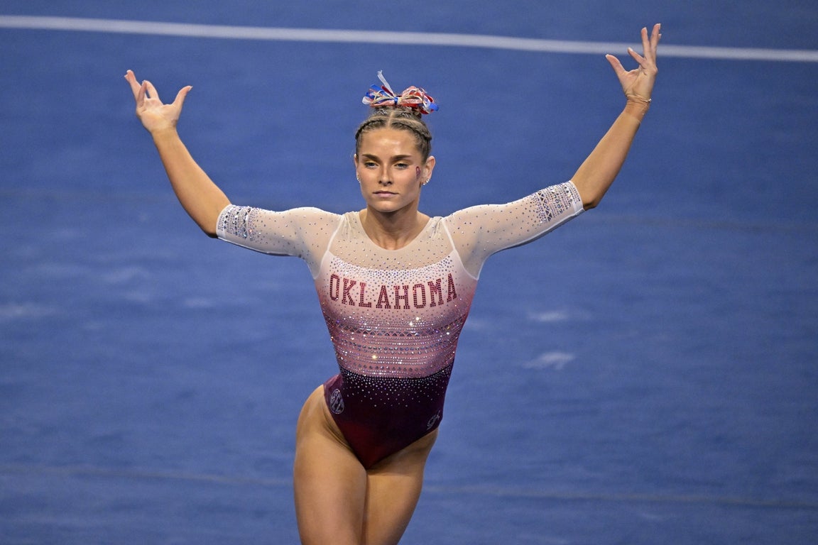 The gymnastics and dominance of Jordan Bowers, in photos