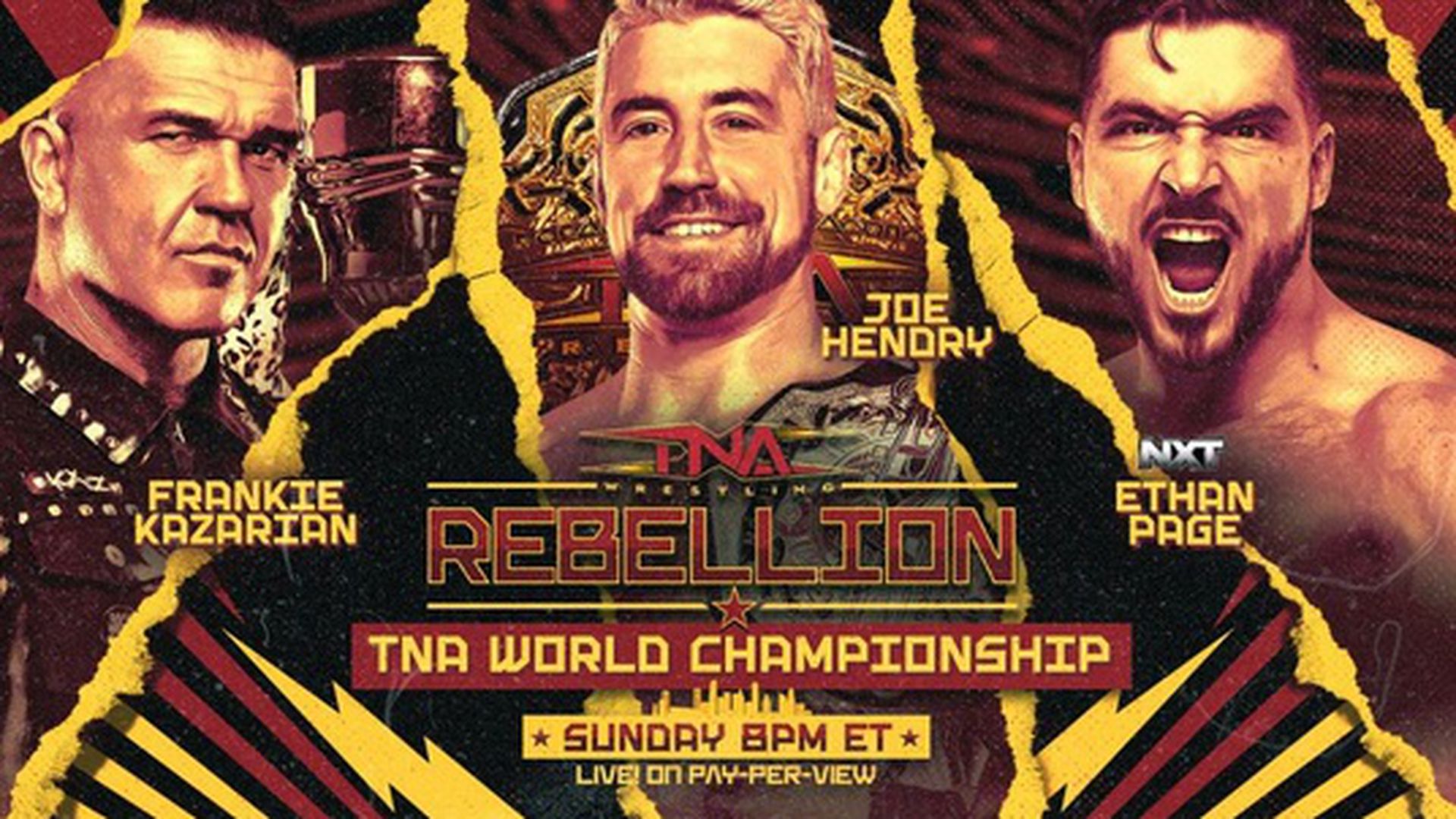TNA finalizes Rebellion PPV card