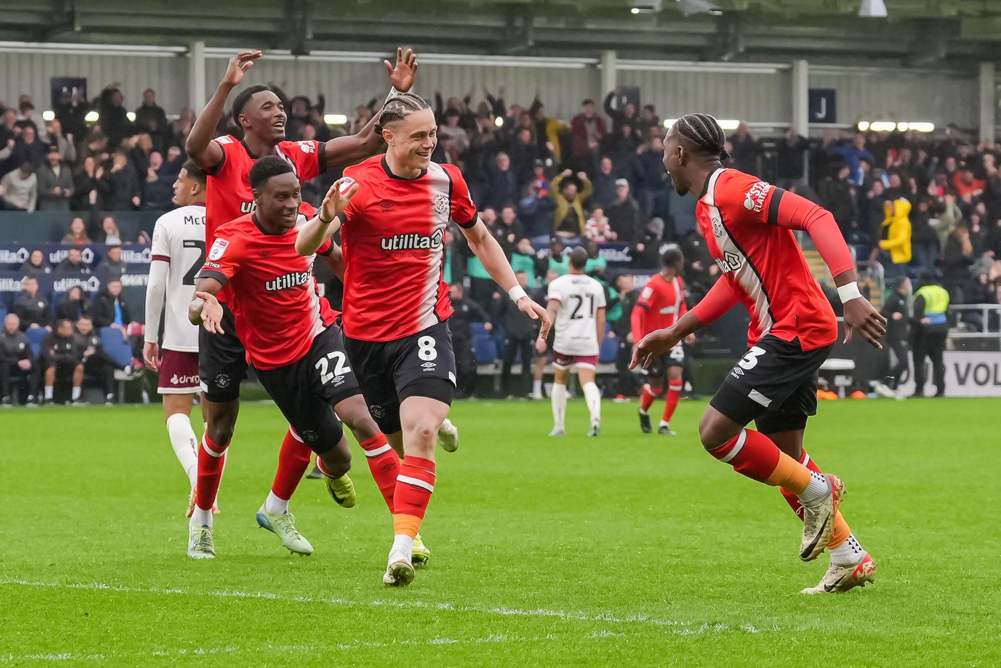 Aasgaard lauds Luton's character after delivering a display Town's fans ...