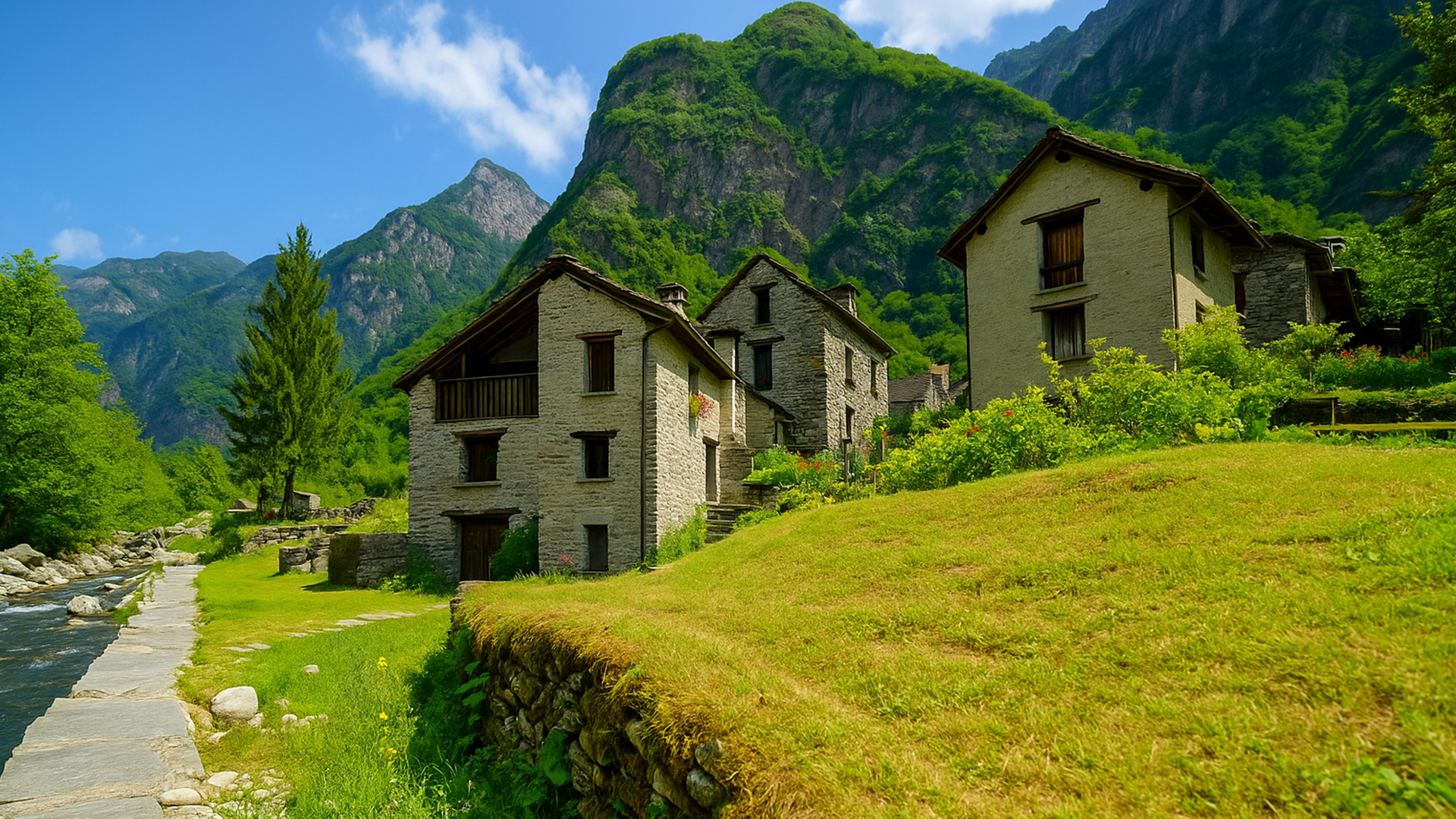 Hidden Swiss Treasure: Roseto Medieval Village in Ticino’s Bavona ...