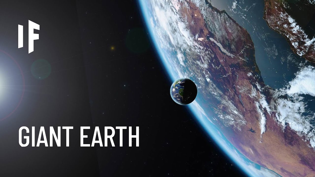 Suppose Earth as big as the sun and its effects on the solar system