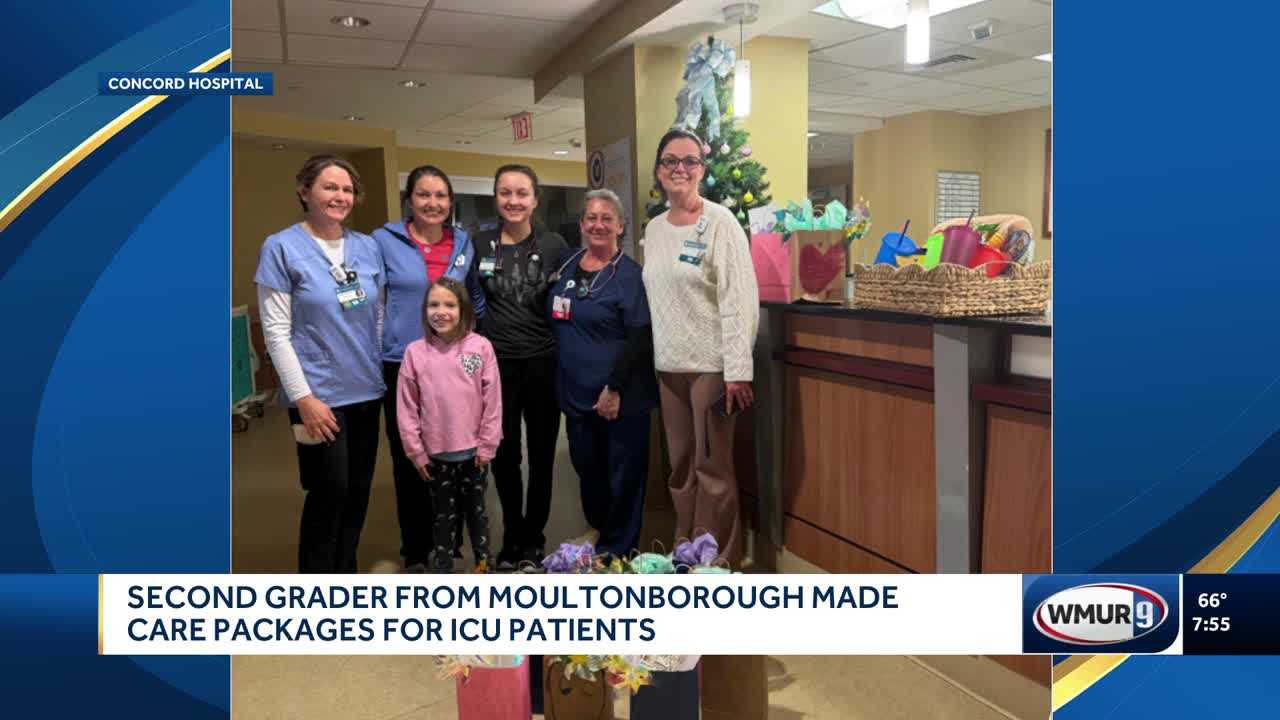 Moultonborough 7-year-old delivers care packages to ICU patients