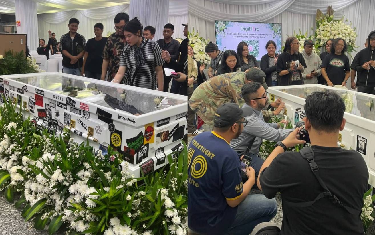 Peti Jenazah Gitaris Band Seringai Ricky Siahaan Curi Perhatian ...