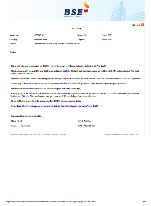 Discontinuation Of Axis Bank Cheque Collection, HDFC Bank To Replace ...