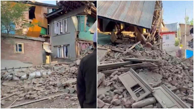 VIDEO: Houses Of 2 Local Terrorists, Asif Sheikh and Adil Thokar ...