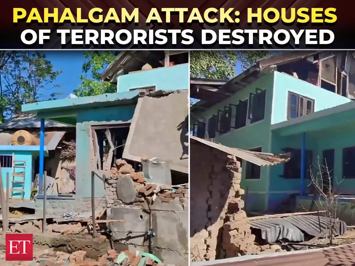 Pahalgam horror: Jammu and Kashmir admin demolishes houses of two local ...