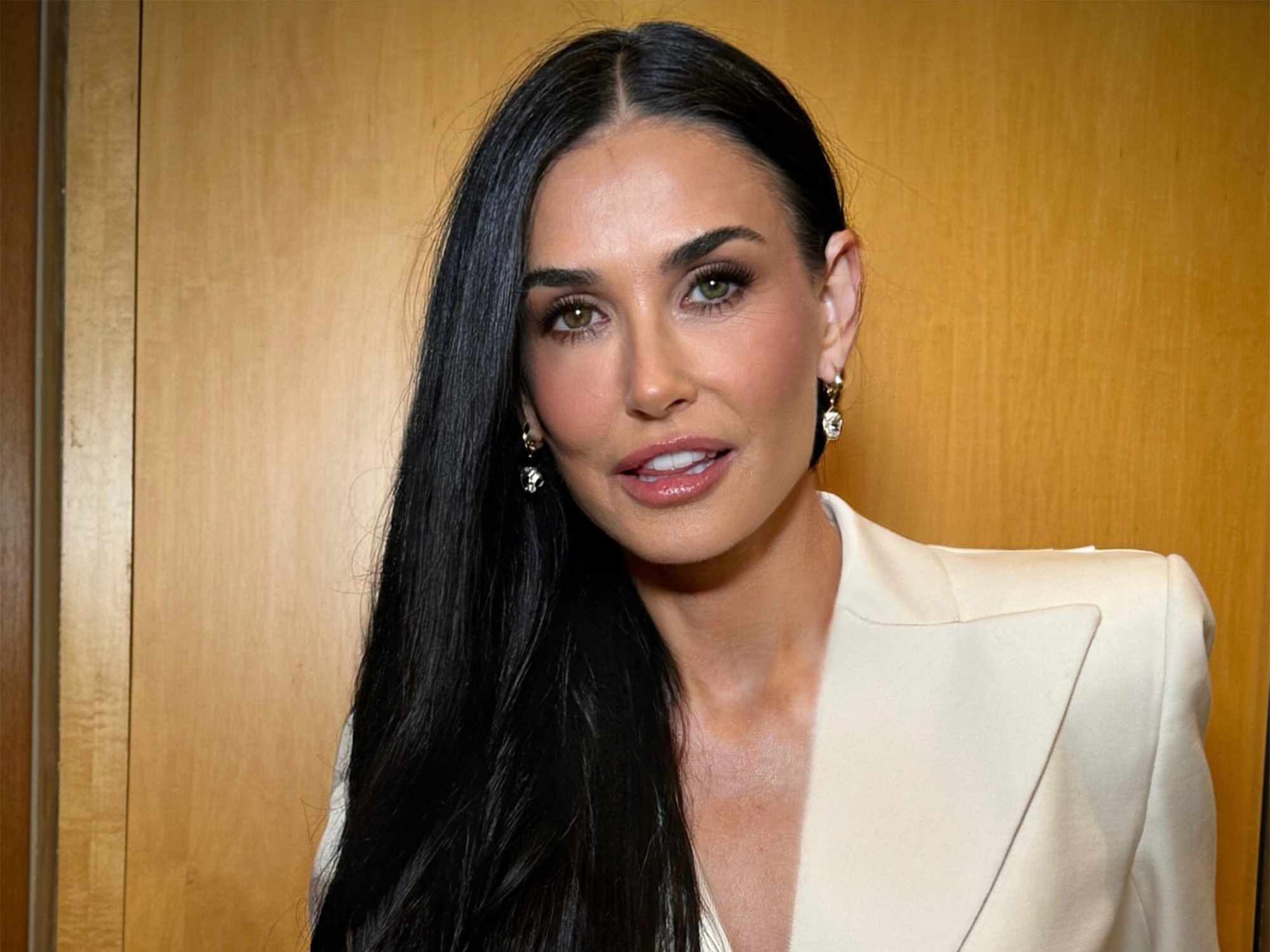 Demi Moore's Soft French Mani Perfectly Captures Spring's Prettiest ...
