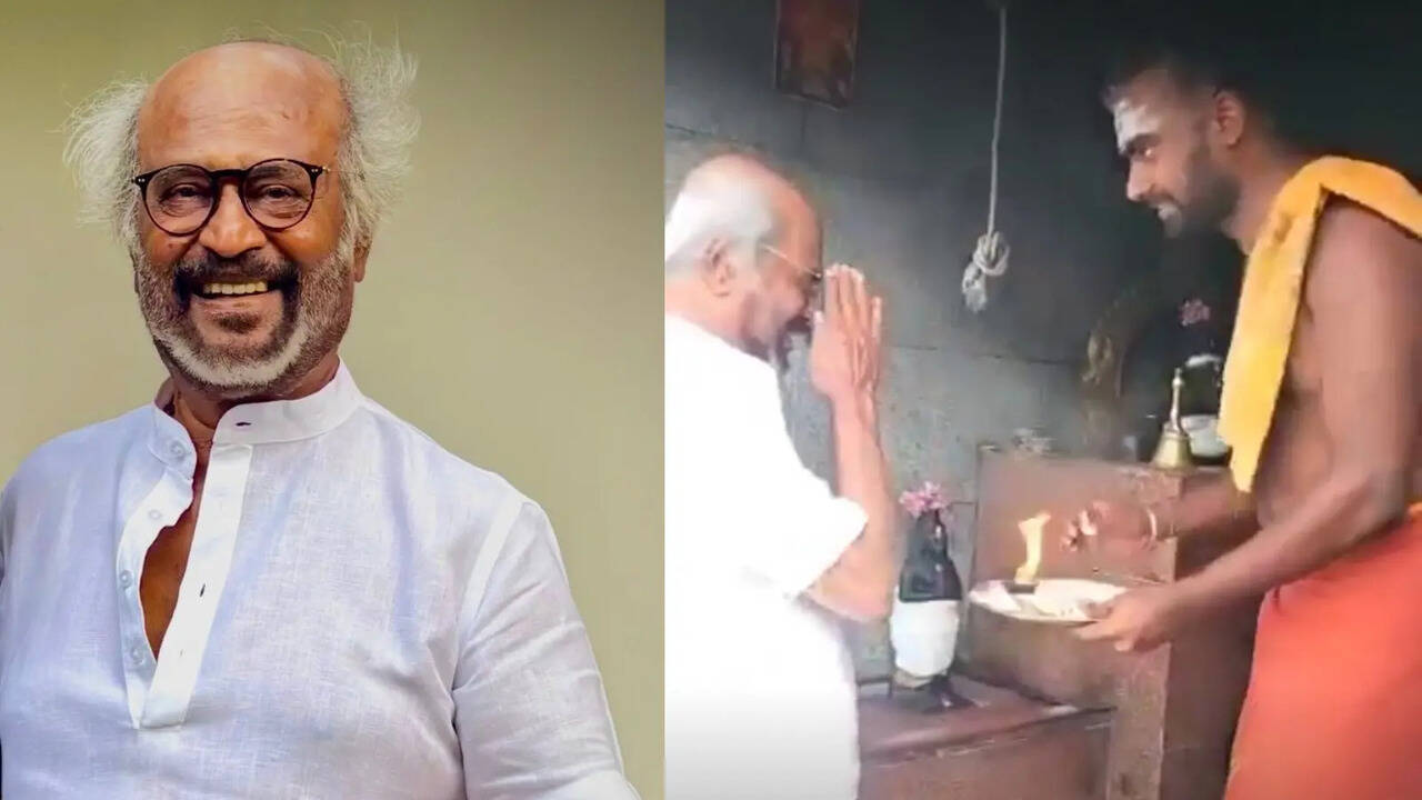 Rajinikanth Offers Prayers At Local Temple Before Jailer 2 shoot, Watch ...