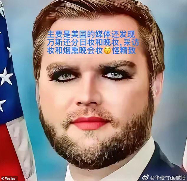 JD Vance is declared 'the eyeliner man' as furious China unleashes meme ... JD Vance is declared 'the eyeliner man' as furious China unleashes meme ...