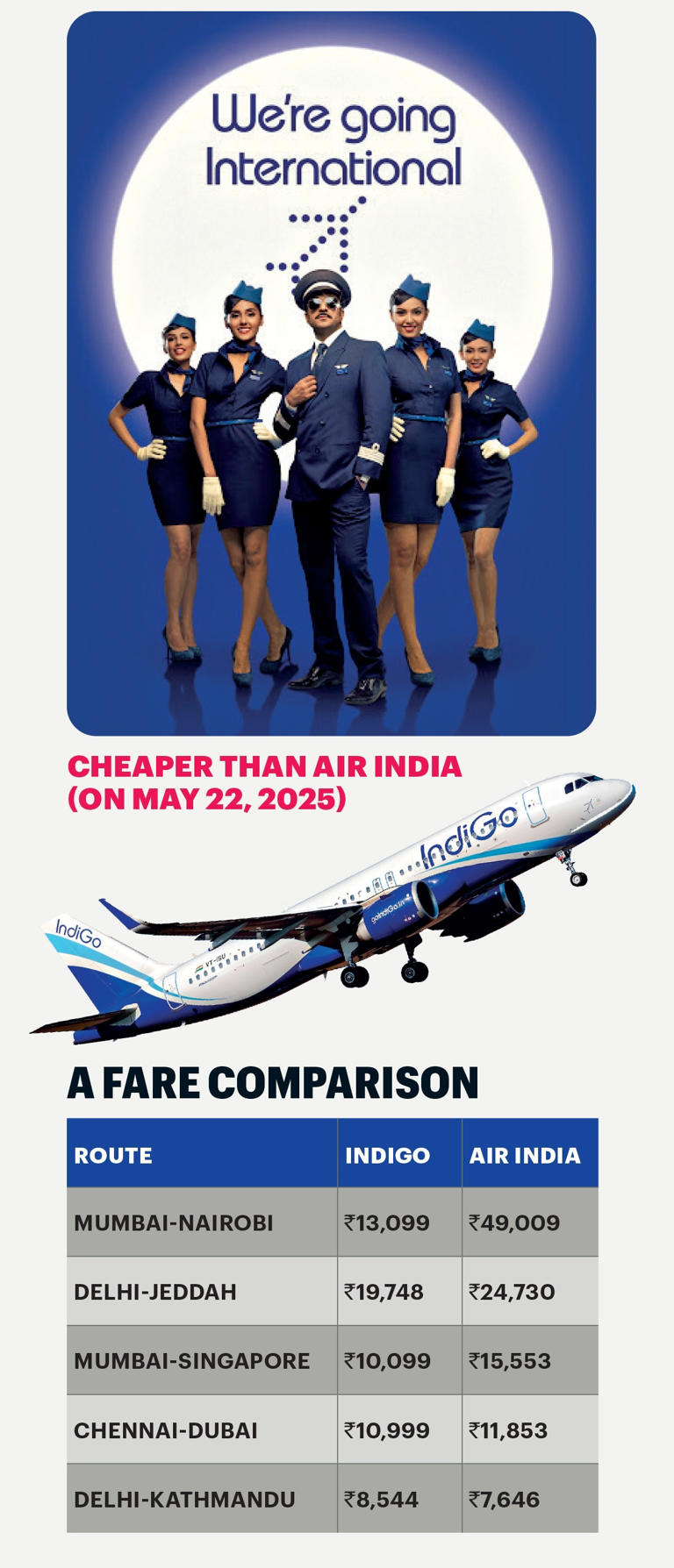 IndiGo's Global Flight Path: Will the airline's plan to take on Air ...