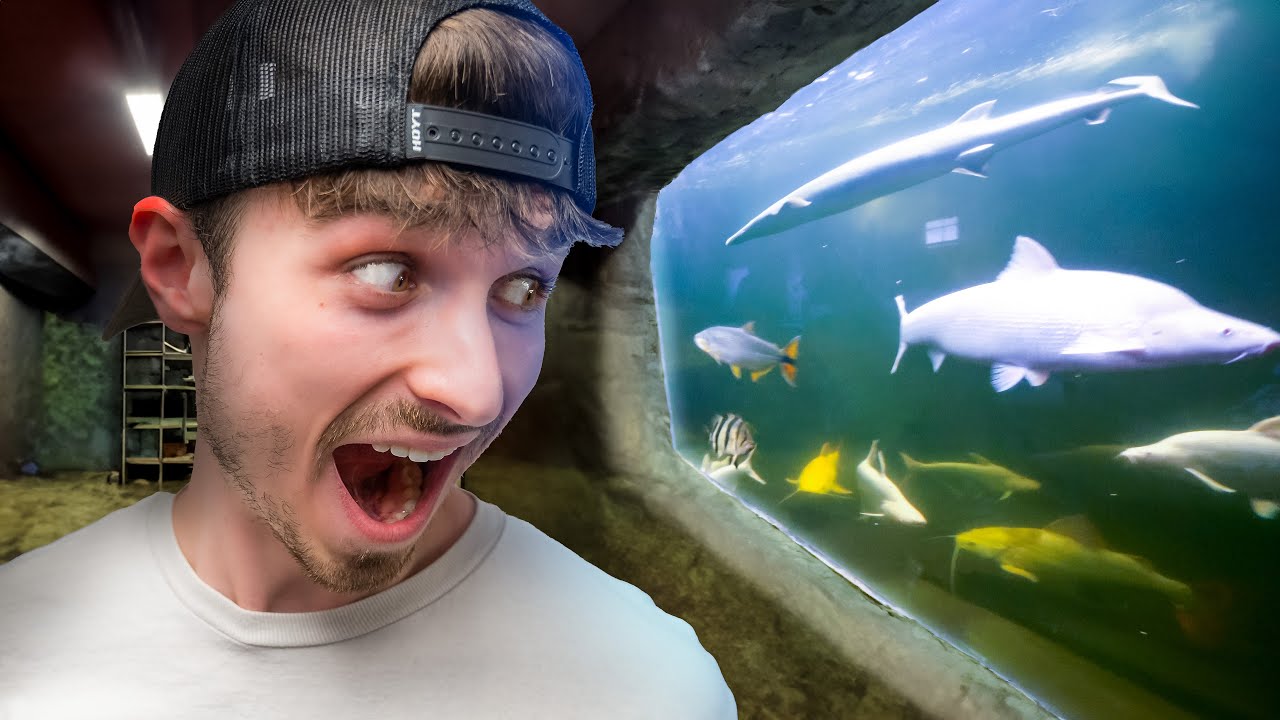 He built a pond in his basement!
