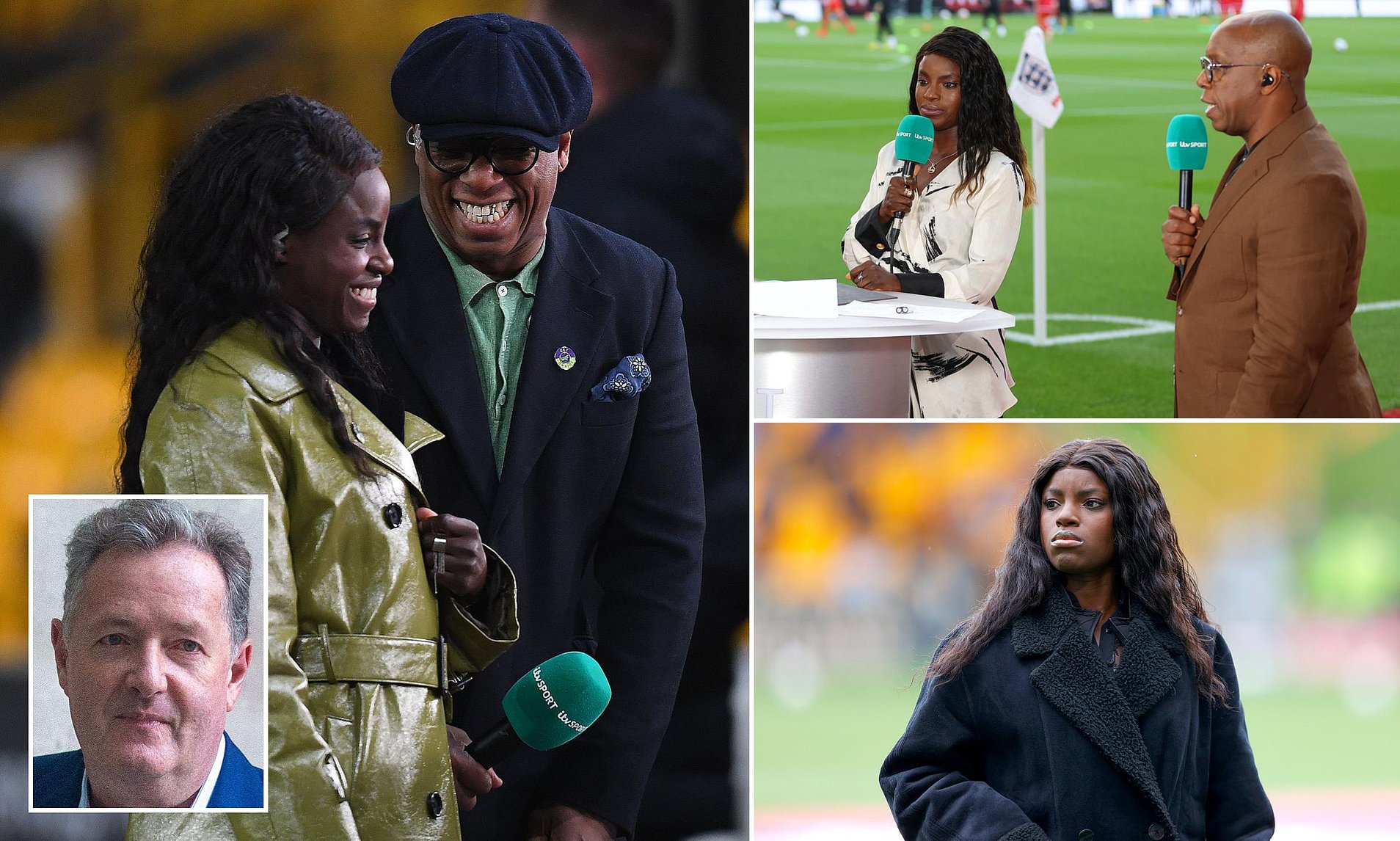 Eni Aluko's football punditry is mocked by Piers Morgan, who says she ...