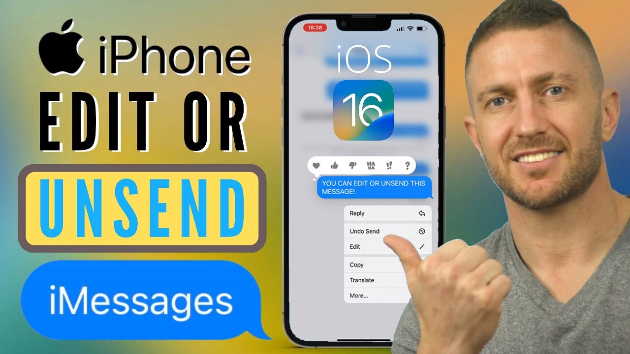 How to Edit or Unsend Messages on iPhone | iOS 16 New iMessage Feature ...