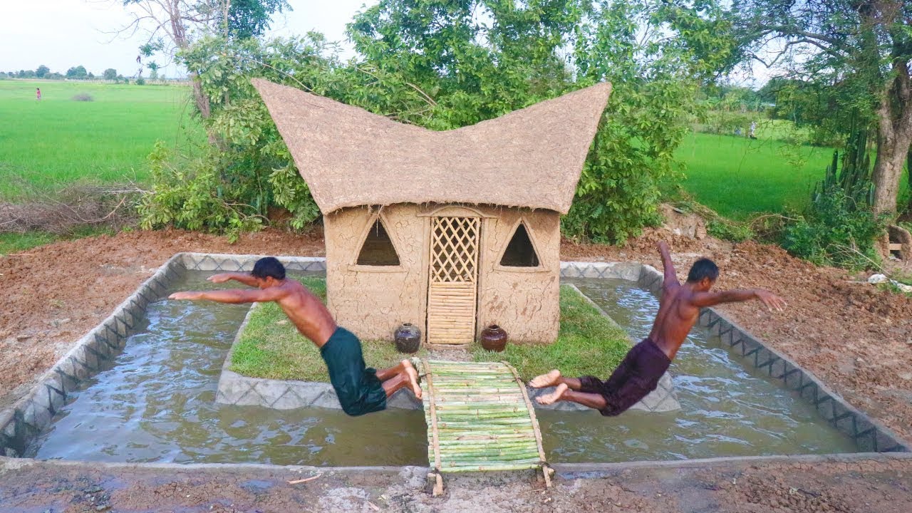 Building a Swimming Pool Around a Mud House
