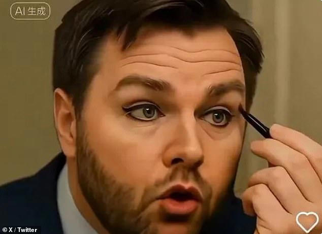 JD Vance is declared 'the eyeliner man' as furious China unleashes meme ... JD Vance is declared 'the eyeliner man' as furious China unleashes meme ...