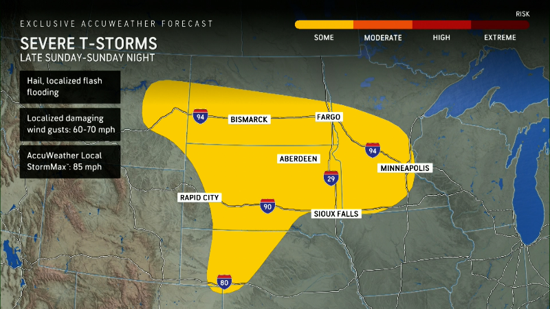 Central US facing days of severe weather heading into weekend