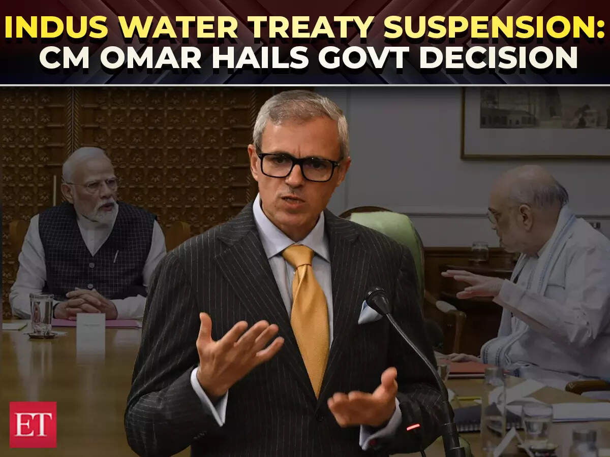Indus water treaty | 'Never in favour,' J&K CM Omar hails Modi's govt ...
