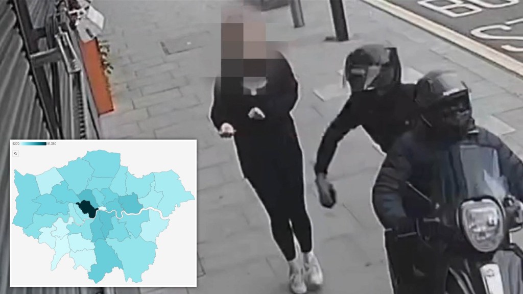 Map reveals worst London crime rates by borough