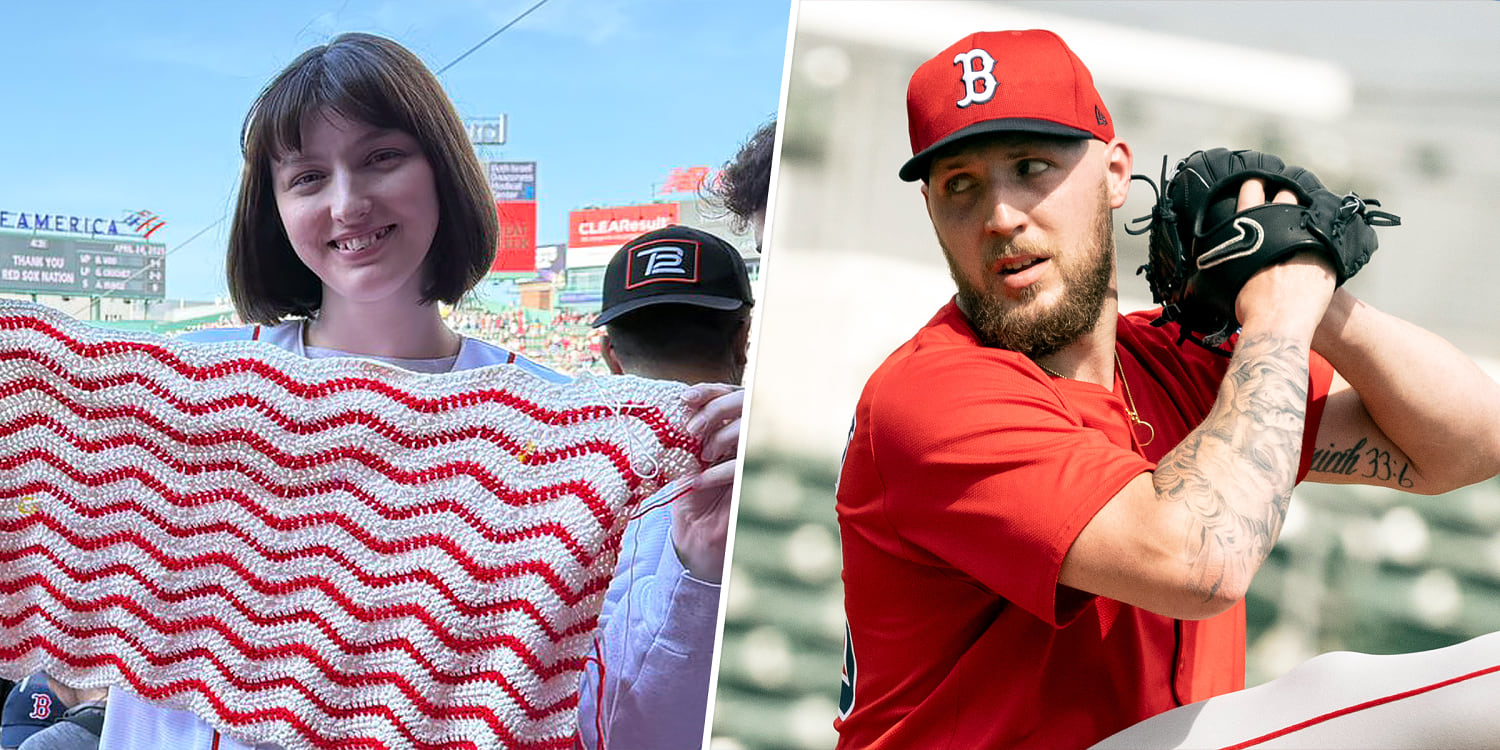 The reason this Red Sox fan is crocheting a sweater in the stands will ...