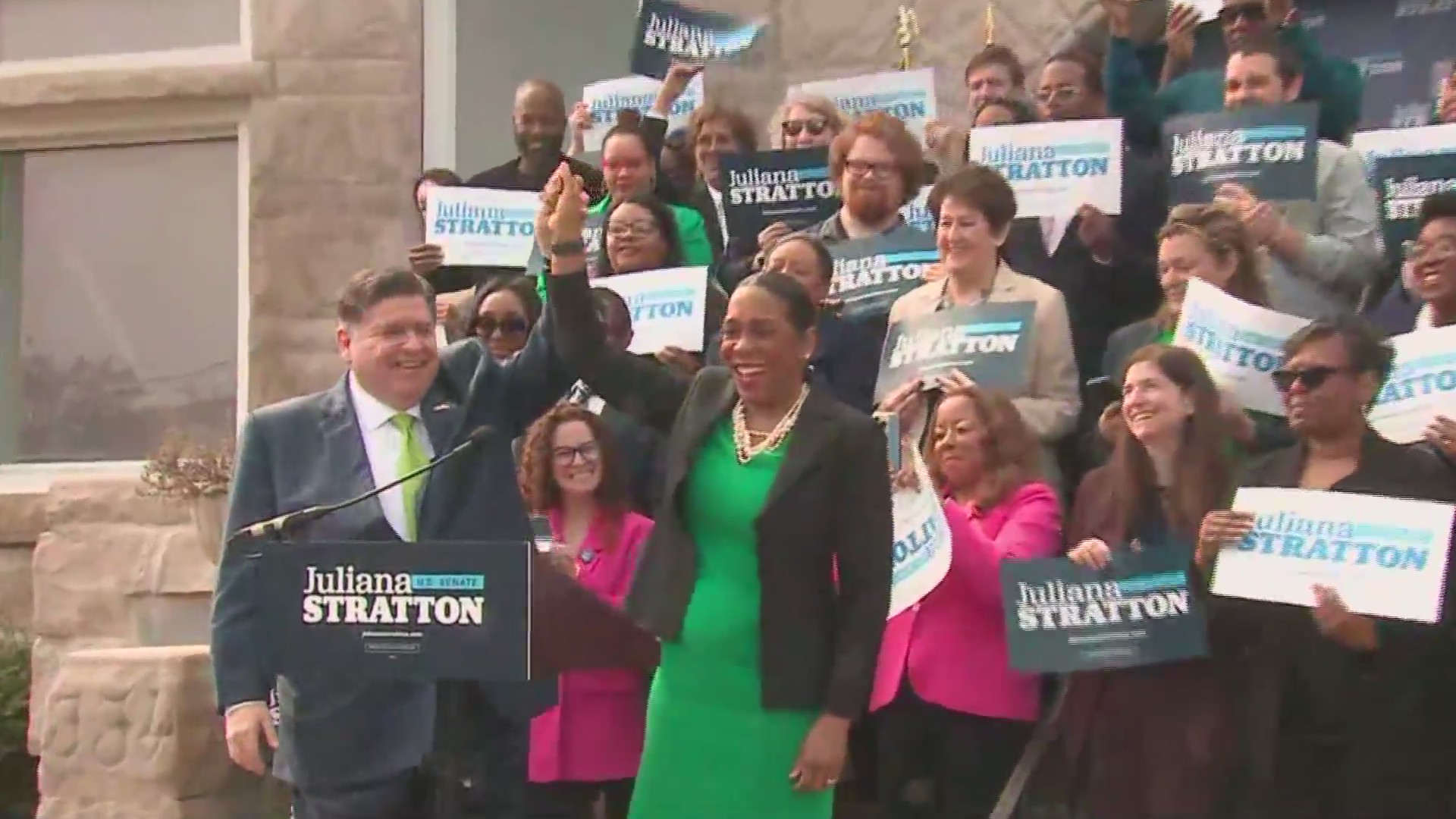 Governor JB Pritzker endorses Lt. Gov. Juliana Stratton for Senate