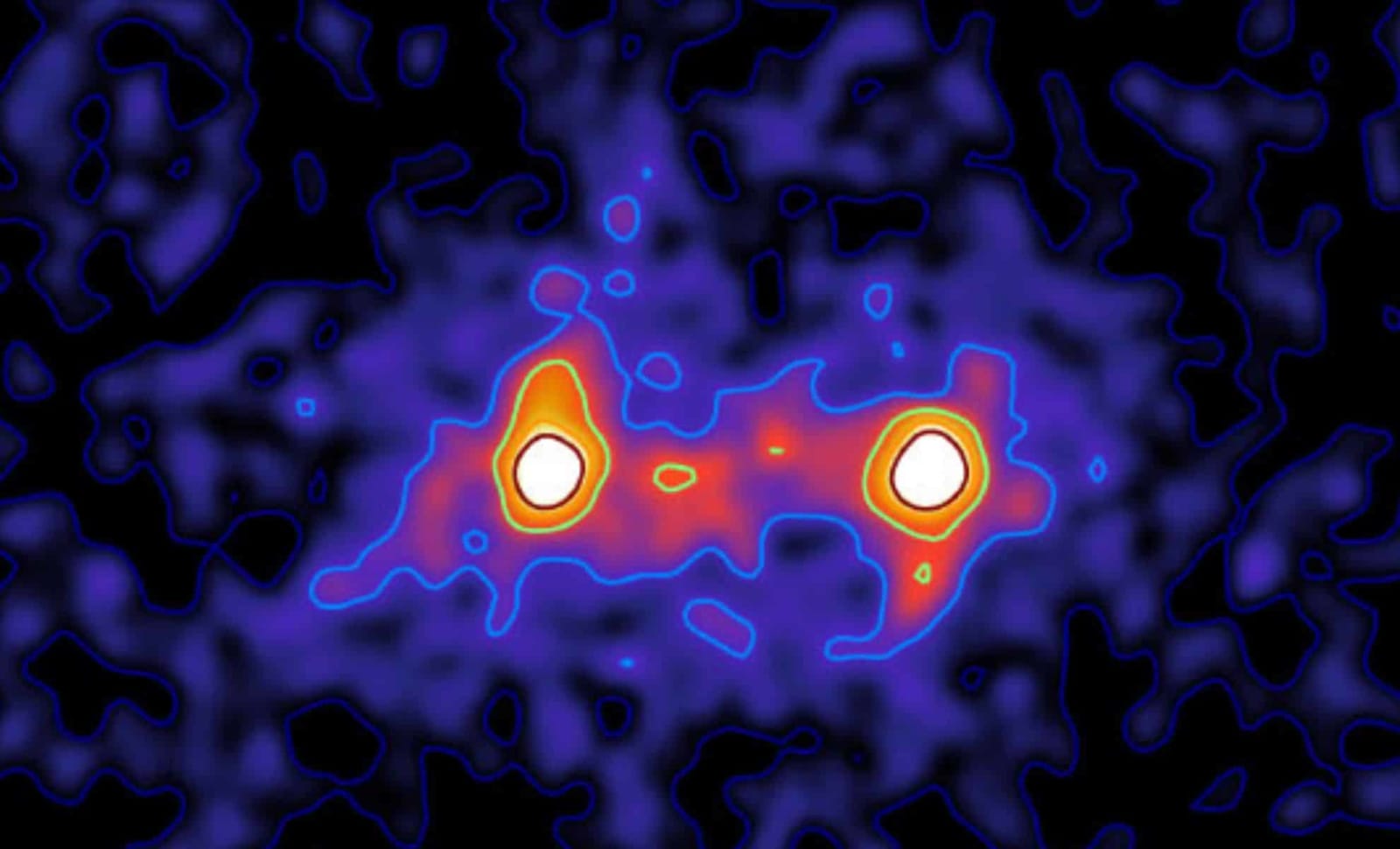 Astronomers Just Found a Dark Matter Bridge Connecting Two Colliding ...