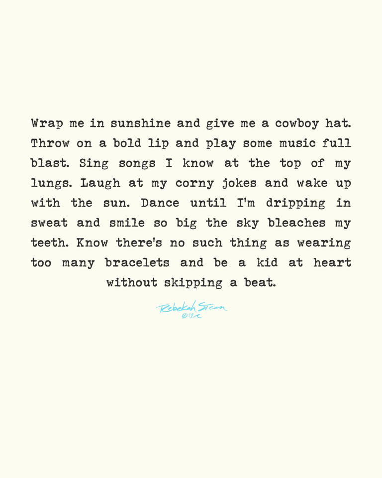 A few poems from a sunny day