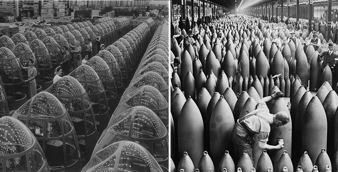 The American War Machine in Action Powering WWII
