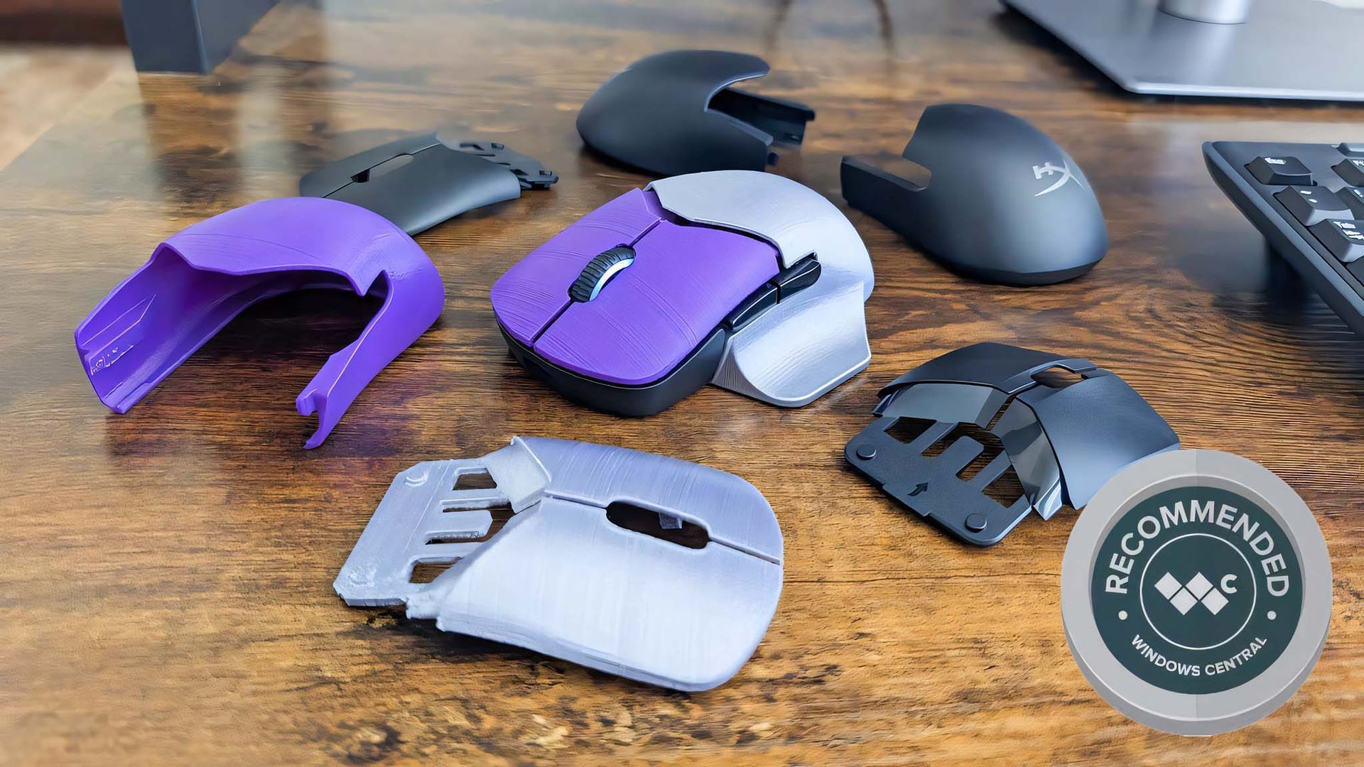 I 3D printed parts for this modular gaming mouse, just as HyperX ...