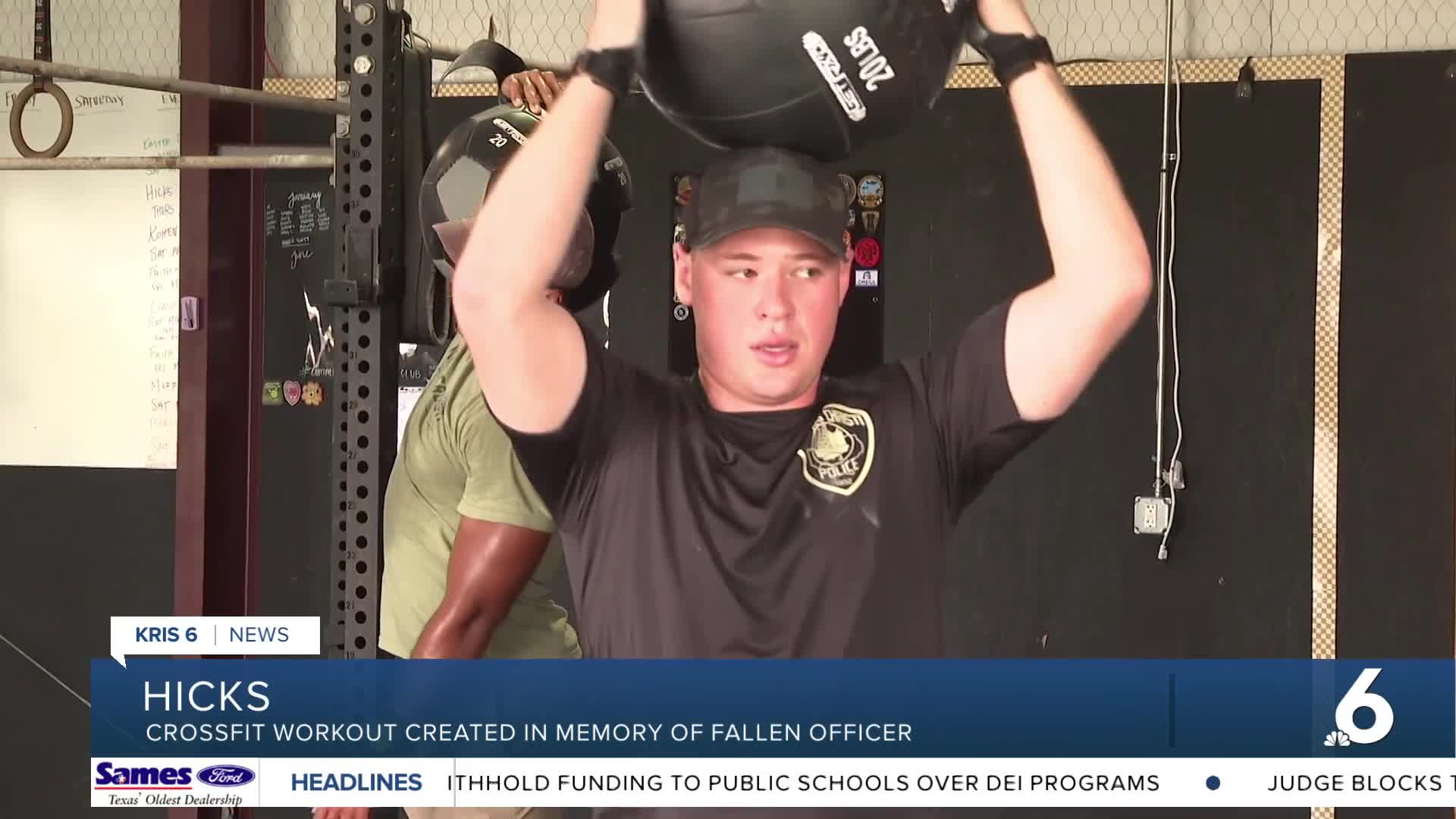 CrossFit gym honors fallen Officer Kyle Hicks with special memorial workout