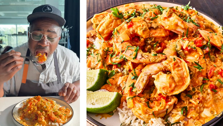 How to Make Chef Roscoe's Bahia-Style Shrimp in Coconut Sauce