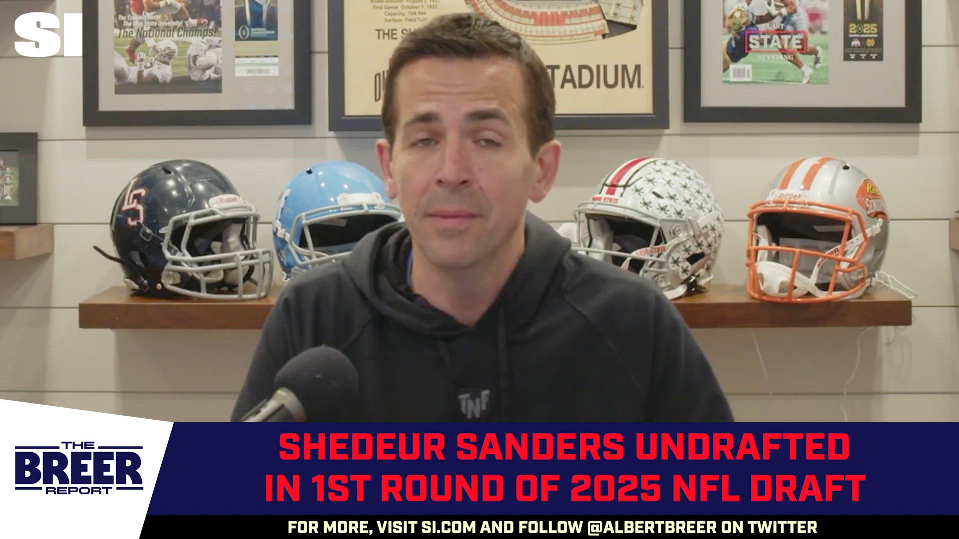 Albert Breer on Shedeur Sanders NOT Drafted in 1st Round